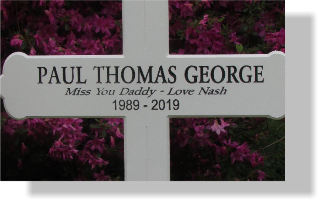 The Standard roadside memorial cross